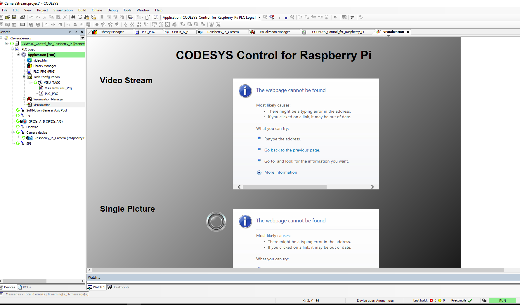 CODESYS Forge - CODESYS Forge / Talk / Runtime 🇬🇧: CameraStream Fail
